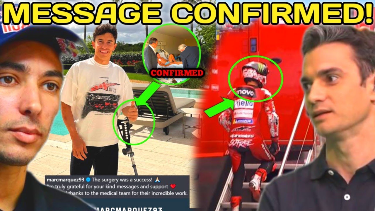 HUGE NEWS Marquez Shocks Message After Surgery! Bagnaia & Toprak Send Statement, Pedrosa Responds