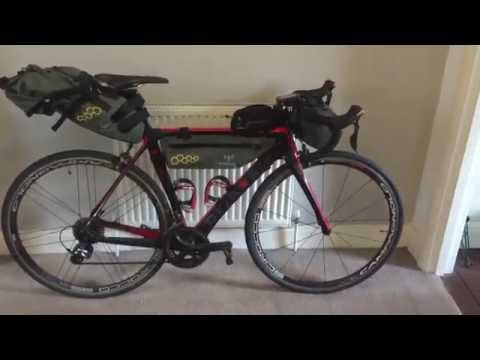 Road bicycle touring kit! Zagreb to Calais July 2016