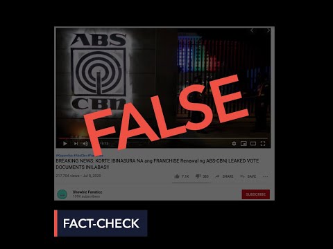 FALSE: Court junks ABS-CBN franchise renewal