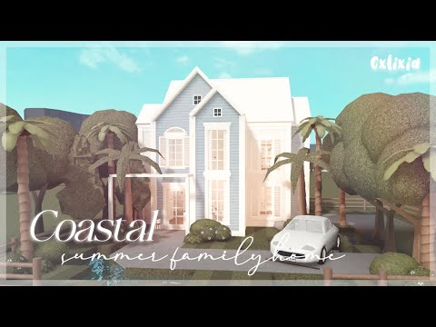 Bloxburg: 100K 2- Story Budget Coastal Summer Home | Roblox House Build