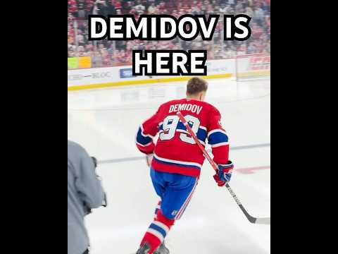Ivan Demidov Rookie Lap! #canadiens #nhl