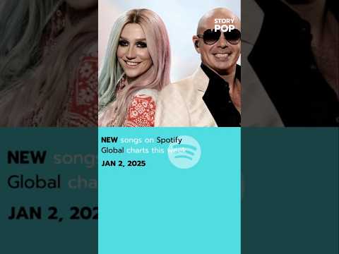 Timber - Pitbull, Kesha NEW song on Spotify global charts (JAN 2, 2025)