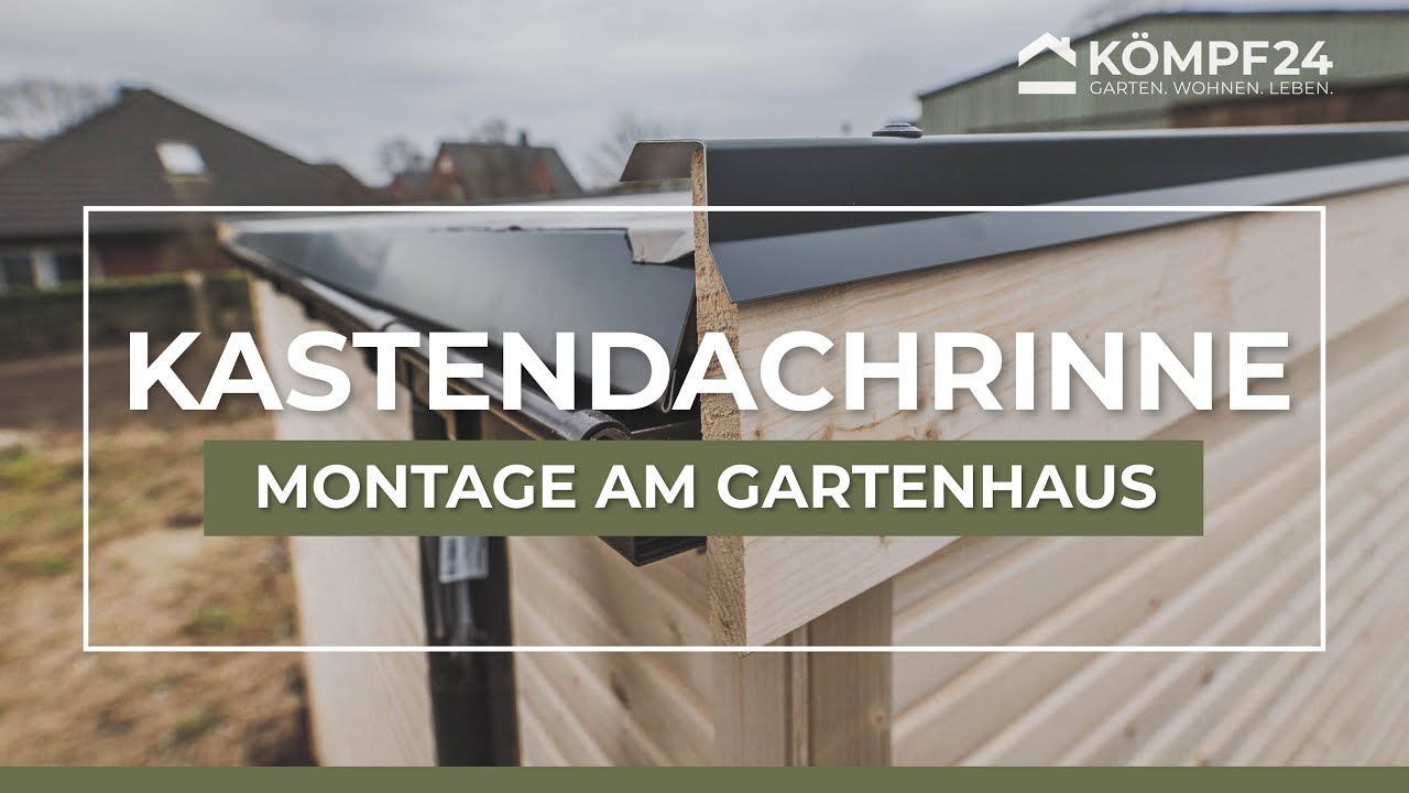 Weka-Dachrinne montieren leicht gemacht