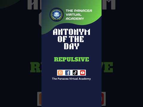 Antonym of the day: Repulsive #shorts #youtubeshorts