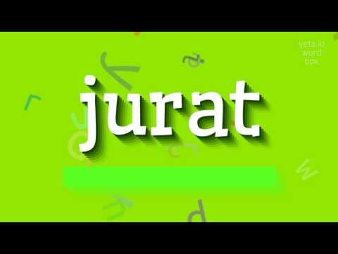 How to say "jurat"! (High Quality Voices)