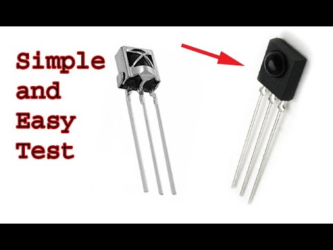 How to Test Infrared Sensor, super simple ir receiver test
