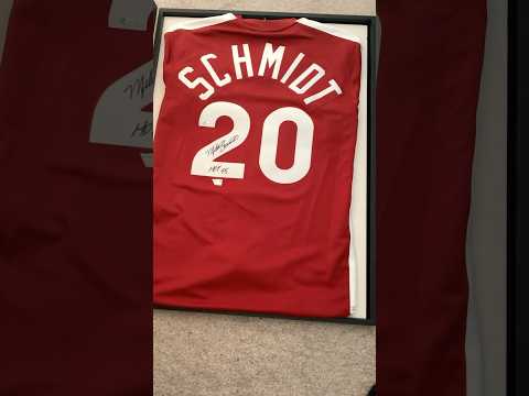 Autographed Mike Schmidt Jersey #shorts #foryou #baseball #mlb #collection #memories #luxury #sports