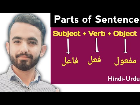 Subject + Verb + Object | Definitions with examples | Hindi-Urdu