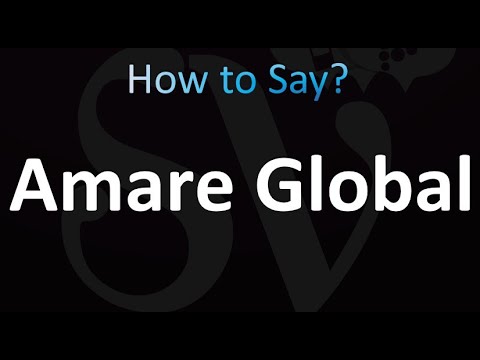 How to Pronounce Amare Global (Correctly!)
