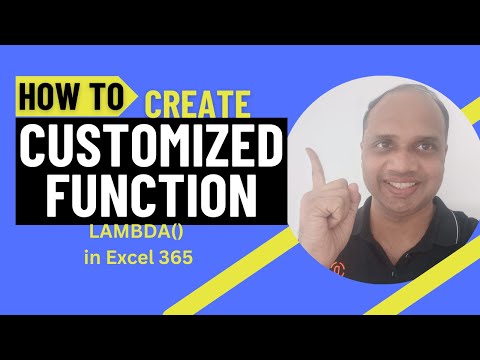 LAMBDA - Create your own custom functions in Excel without VBA