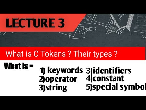 Tokens in C Programming | Types of tokens | What is C Token and their type | smart learn