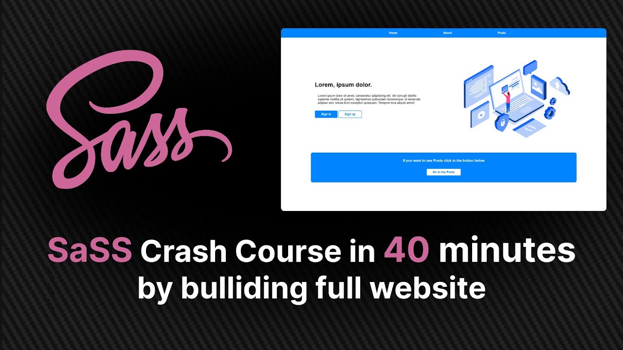 Sass Crash Course | Build Website with Sass Step-by-Step