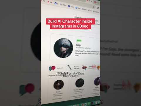 How to build AI character inside Instagram in 60seconds ( using AI Studio).