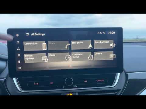 How to get to the sound settings on a 2023 Nissan Altima.
