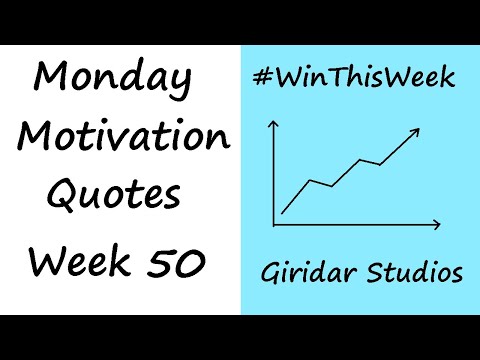 Monday Motivation Week 50 | Top 10 Quotes | Transform your life | Giridar Studios