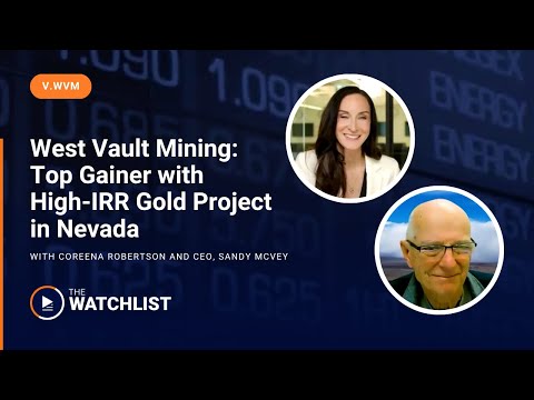 West Vault Mining: Top Gainer with High-IRR Gold Project in Nevada