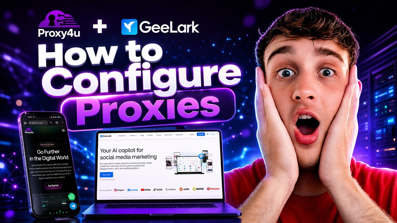 Proxy4u + Geelark Setup: How to Configure Proxies (2026 Tutorial)?