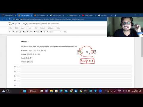 LIST Python Code Solution || DSA using Python Day-5