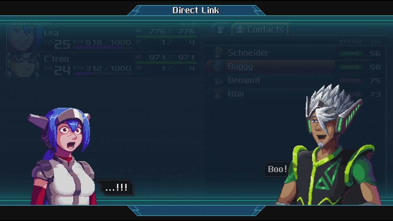 Crosscode Lea gets pranked by a troll