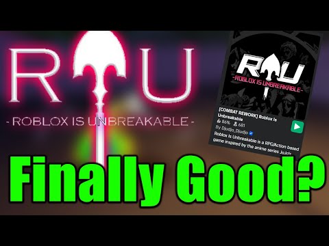 Roblox Is Unbreakable Is FINALLY Fun to Play?! (RIU Combat Rework)