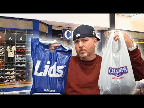 CHAMPS SPORTS & LIDS PICK-UPS !!! MALL VLOG !!!
