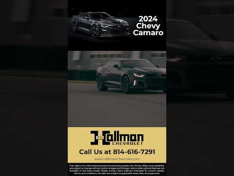 Unleash the Beast! 2024 Chevy Camaro at Dave Hallman Chevrolet!