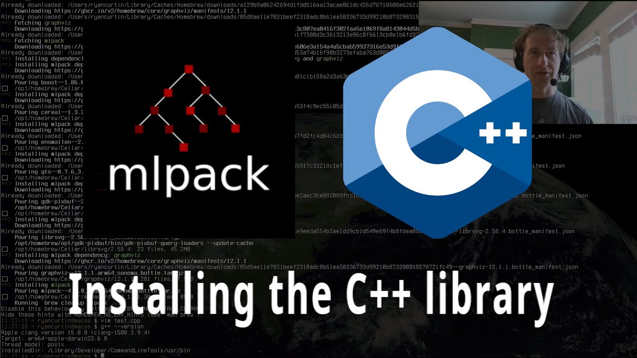 Installing mlpack for use in C++