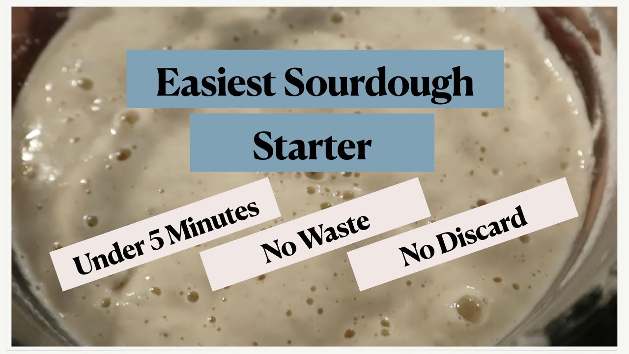 Sourdough Starter in Under 5 Minutes! (Easiest Method You Will Find)