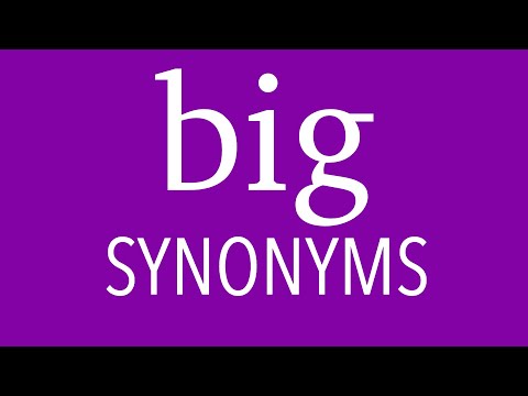 22 Other Ways To Say BIG in English | English SYNONYMS | BIG Synonyms in English
