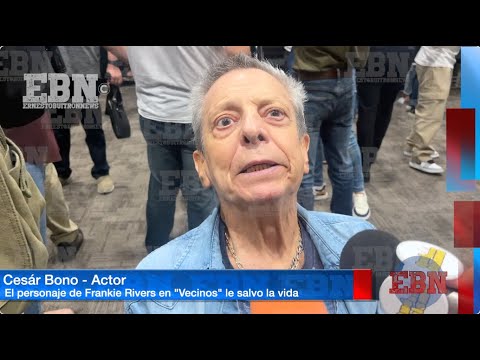 CÉSAR BONO SALVO SU VIDA GRACIAS AL PERSONAJE DE FRANKIE RIVERS DE "VECINOS" 😲 📺 FUE UN MILAGRO 🙏
