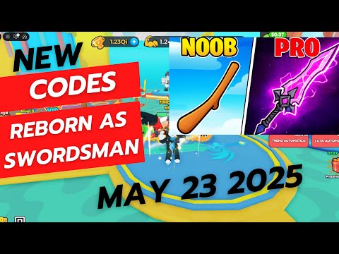 ROBLOX Reborn As Swordsman: 28 WORKING Codes! (May 2025 Update)