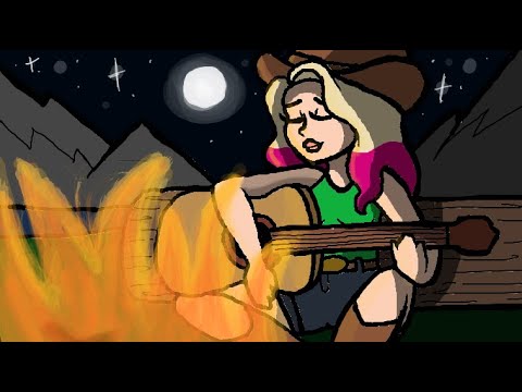 When an artist joins your Gartic Phone game: Cowgirl bonfire
