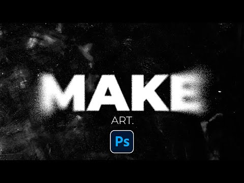 Turn Anything into Particles | Particle Text | Adobe Photoshop Tutorial