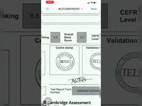 🇬🇧IELTS original hard copy Never try to get fake certificate #ielts #ieltsresult #britishcouncil