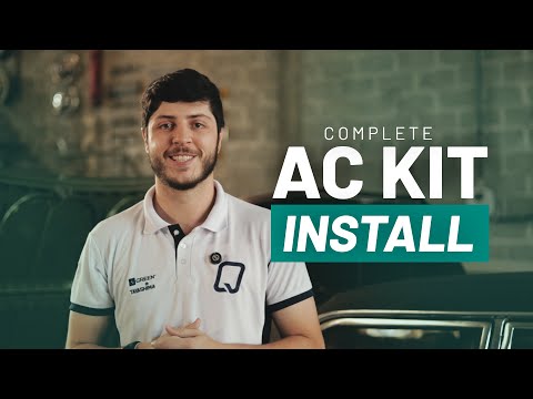 The installation of an AC Mechanical Kit!