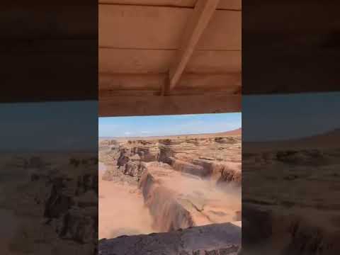 Arizona's Grand Falls Get Boost From Recent Monsoon Storms