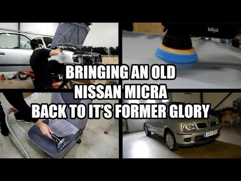Full Detail and Restoring Rust on 21 Year Old Nissan Micra