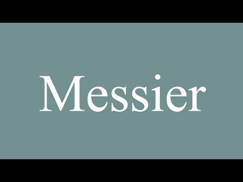 How to Pronounce ''Messier'' Correctly in French
