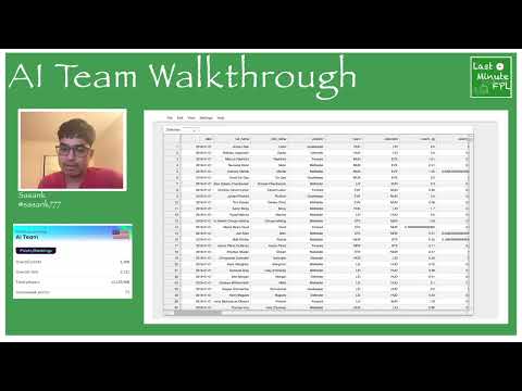 FPL AI Team Walkthrough | 2k Overall Rank | Machine Learning | Fantasy Premier League Tips 2024/25