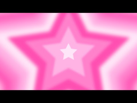 4K 1 Hour Y2K Aesthetic Background Video Aura Pink Star Tunnel Screensaver Lightning Mood Light
