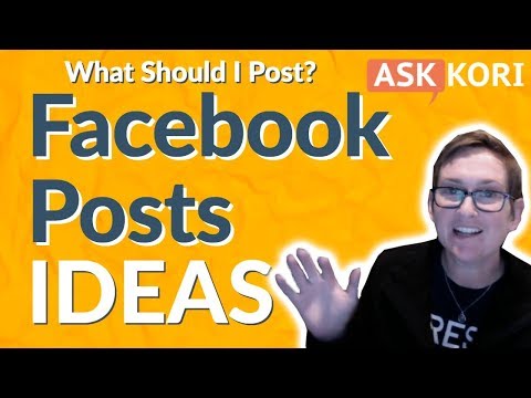 👍 What Type of Facebook Posts Should I Publish? 👍