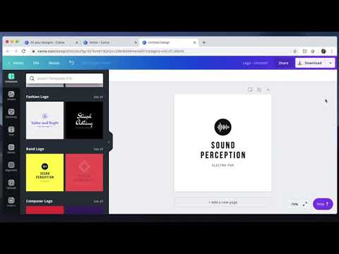 Canva Pro Tip #9: create a logo with a transparent background