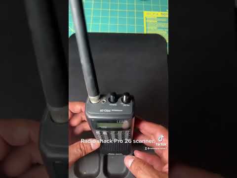 Radio Shack Pro-26 scanner. #radioshack #radio #communication #fyp #policescanner