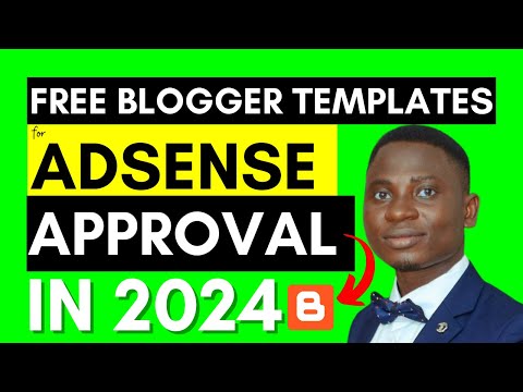 Free Blogger Templates For AdSense Approval | Blogger Template IN 2024