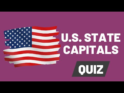 Geography Quiz: U.S. States Capitals