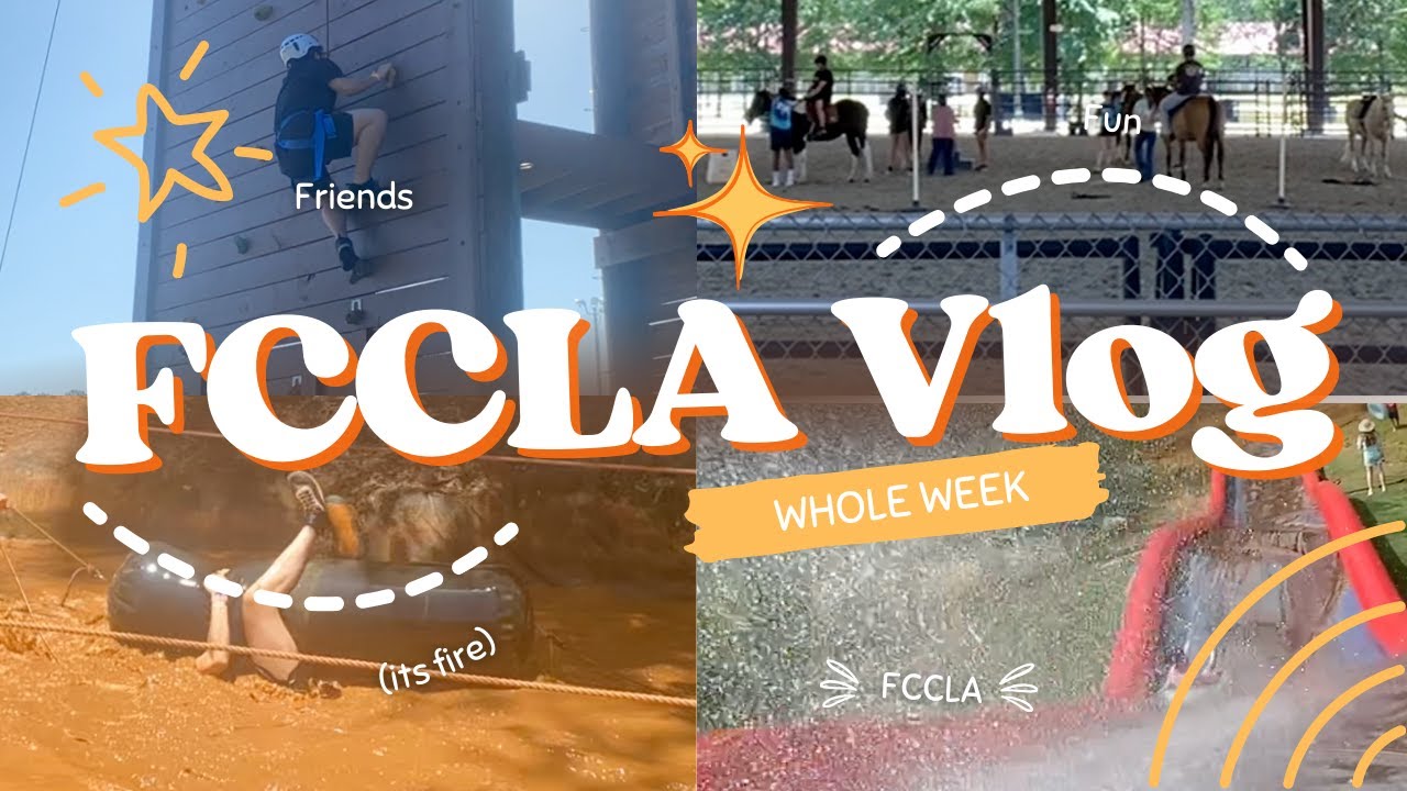 FCCLA CAMP VLOG FULL WEEK