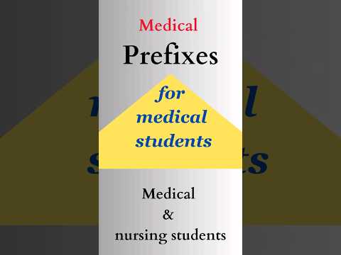 Medical prefixes ⚡⚡| #shorts #shortvideo #prefixes #medicalprefixes