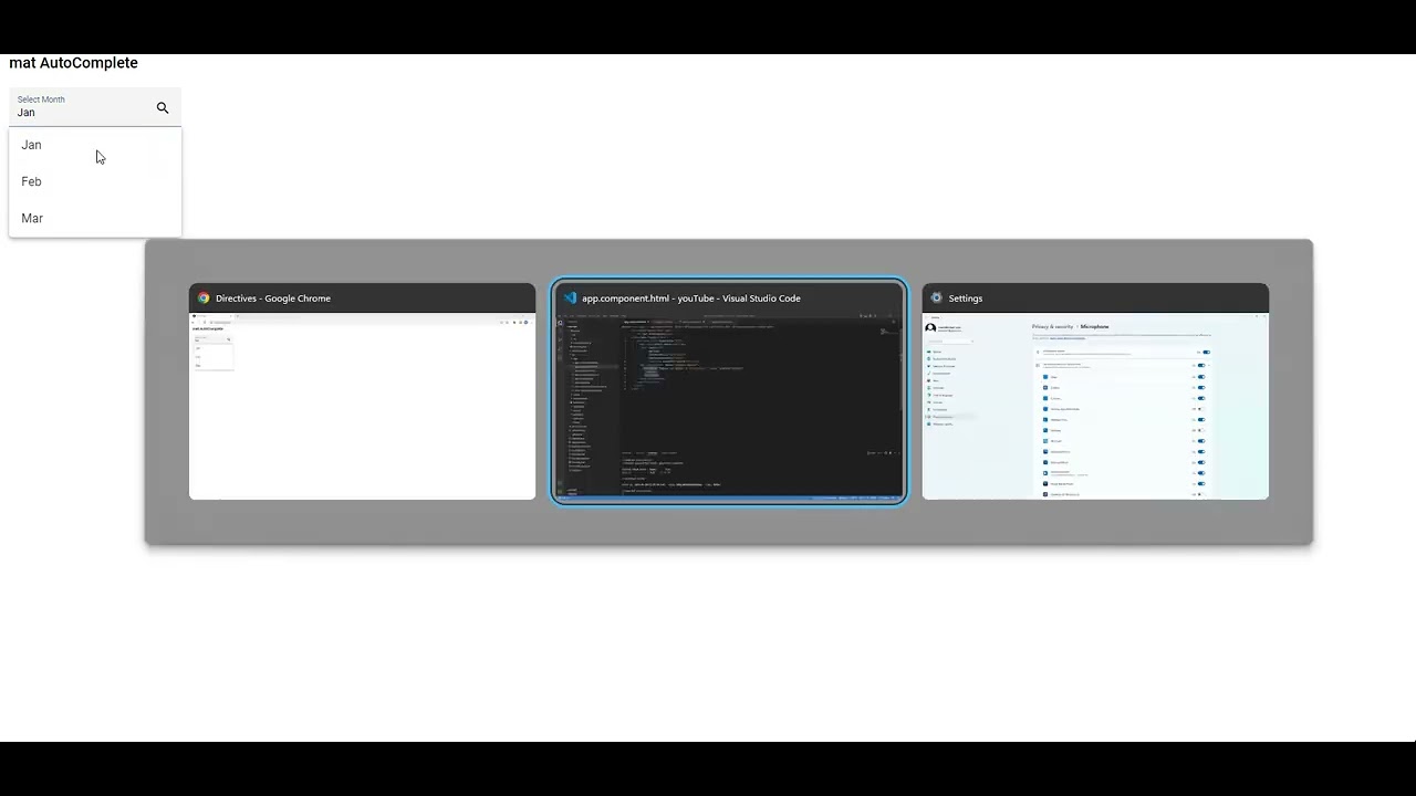 Angular learning -  How to set preselected value in Autocomplete