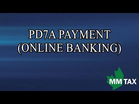 PD7A Tax Payment (Online Banking) - A Step by Step Guide