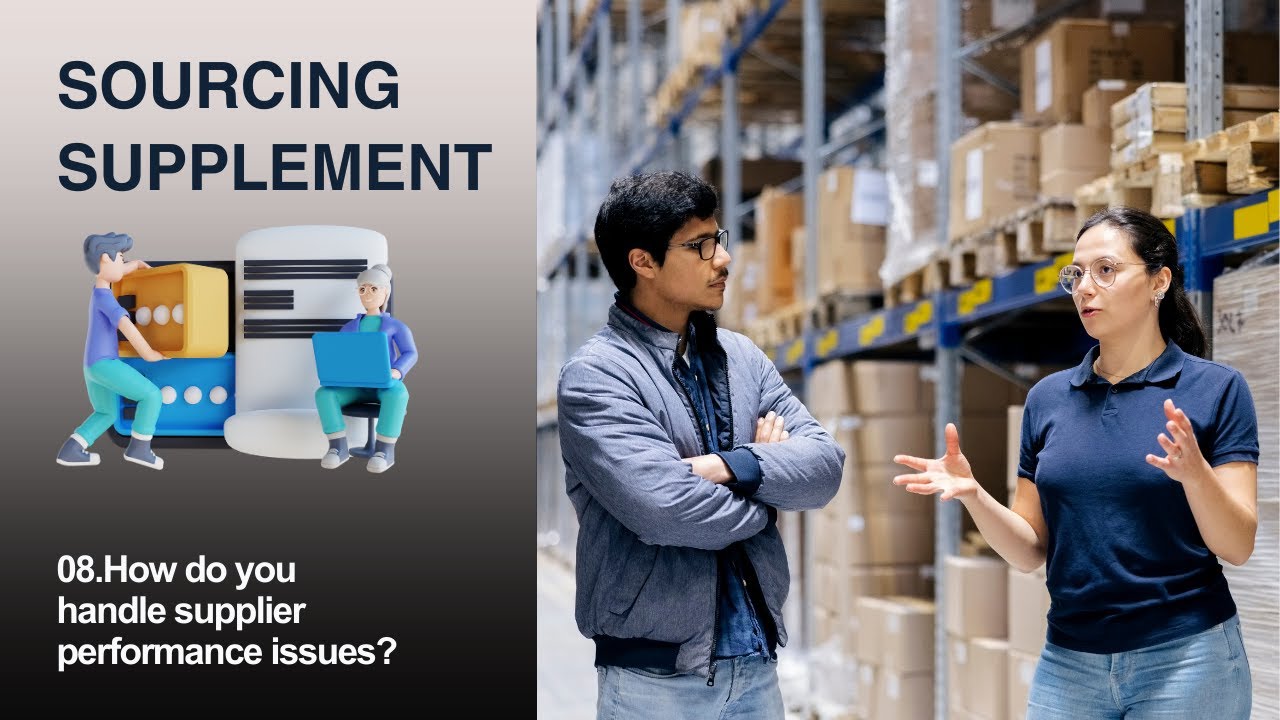 Sourcing_QA8. How do you handle supplier performance issues?